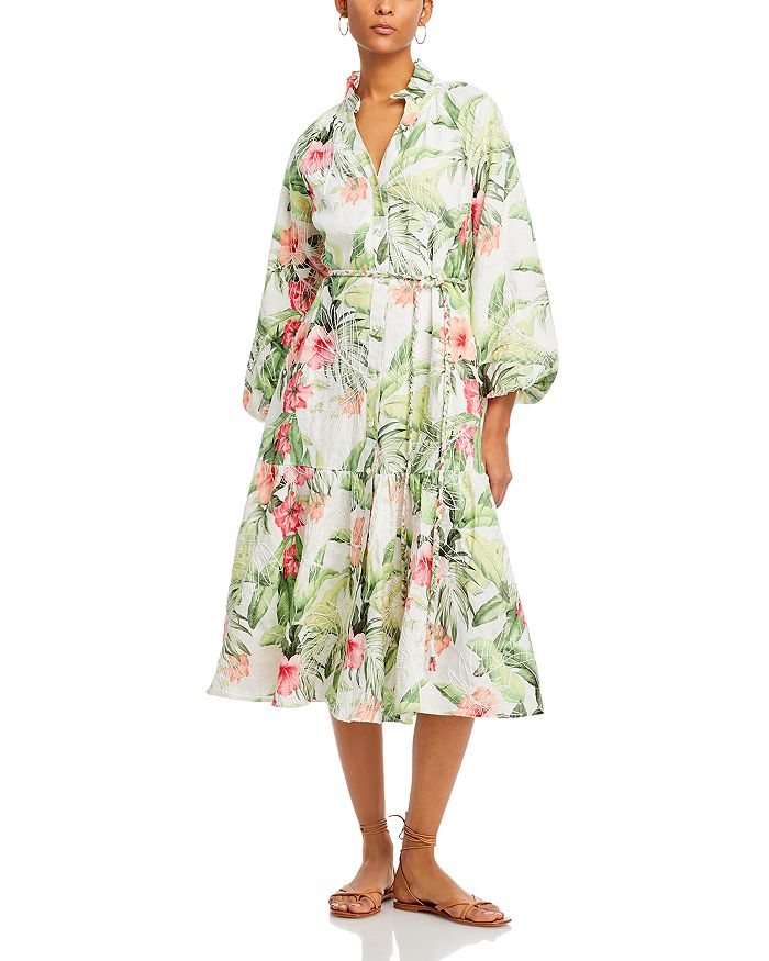 Tommy Bahama Daybreak Hibiscus Midi Dress | Bloomingdale's