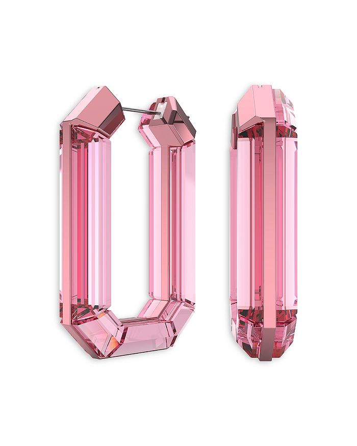 Swarovski Lucent Crystal Hoop Earrings | Bloomingdale's