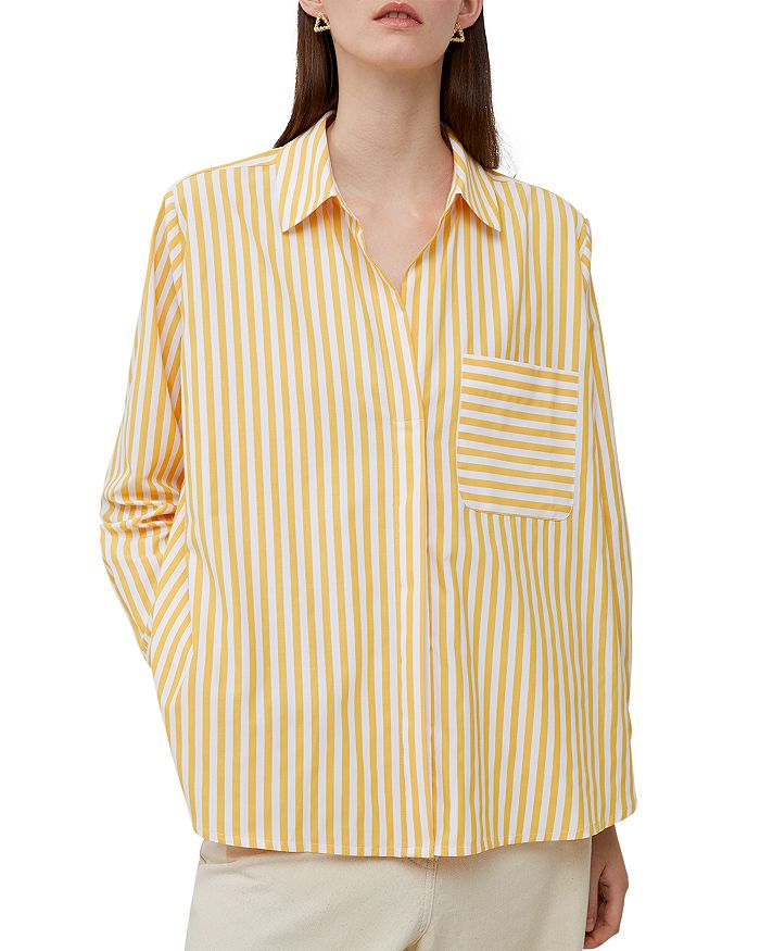FRENCH CONNECTION Relaxed Popover Shirt | Bloomingdale's