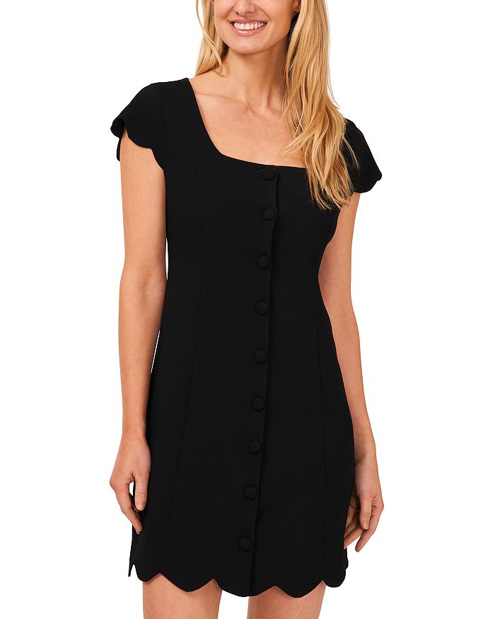 CeCe Scalloped Edge Dress | Bloomingdale's