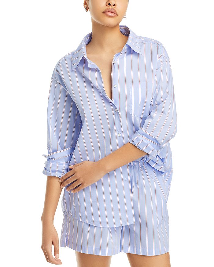 Solid & Striped x Sofia Richie Grainge The Jancey Striped Blouse ...