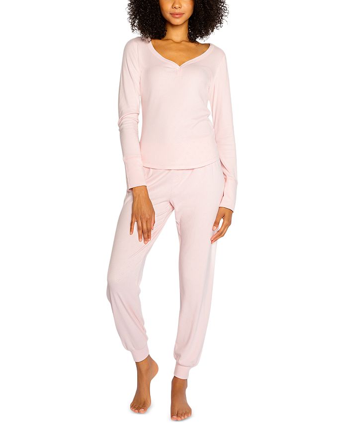 PJ Salvage Pointelle Heart Pajama Set | Bloomingdale's