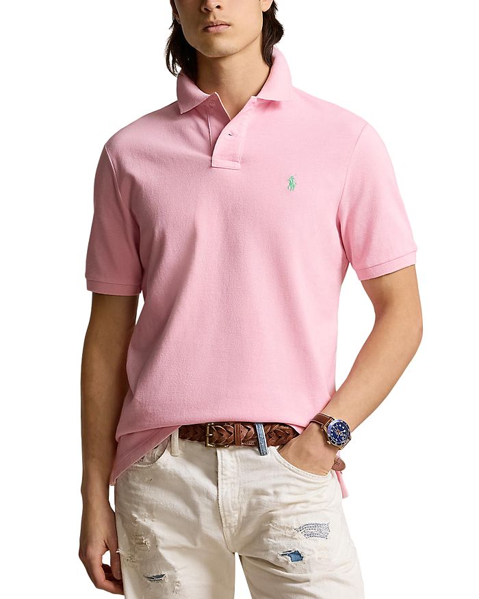 Polo Ralph Lauren Custom Slim Fit Mesh Polo Shirt | Bloomingdale's