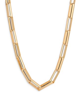 Ettika Rectangular Link Chain Necklace, 17" | Bloomingdale's