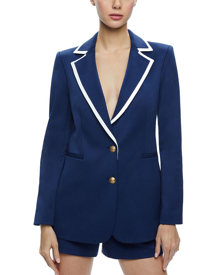 Alice and Olivia Breann Two Button Blazer | Bloomingdale's Alice and Olivia Breann Two Button Blazer | Bloomingdale's