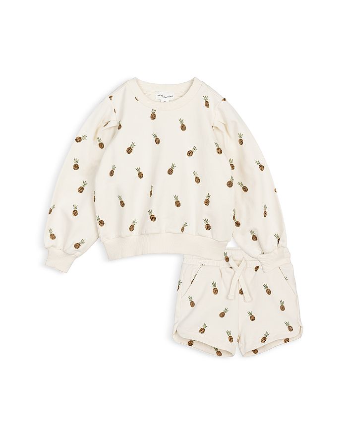 Miles The Label Girls' Terry 2 Piece Short Set - Baby | Bloomingdale's