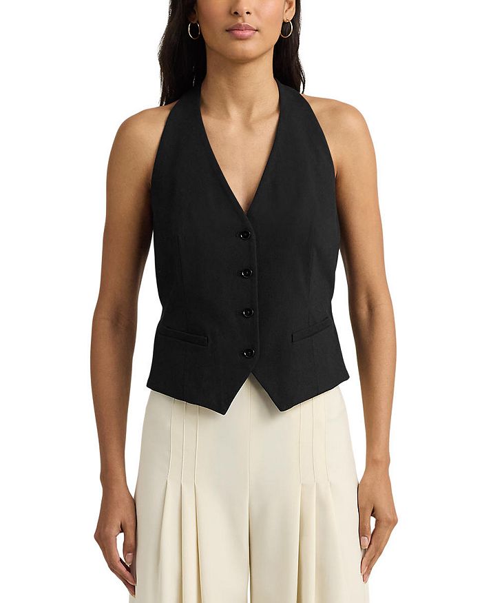 Ralph Lauren Button Front Vest | Bloomingdale's