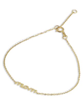 Moon & Meadow 14K Yellow Gold Mom Chain Bracelet | Bloomingdale's