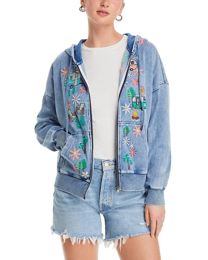 Billy T Camper Denim Hoodie | Bloomingdale's