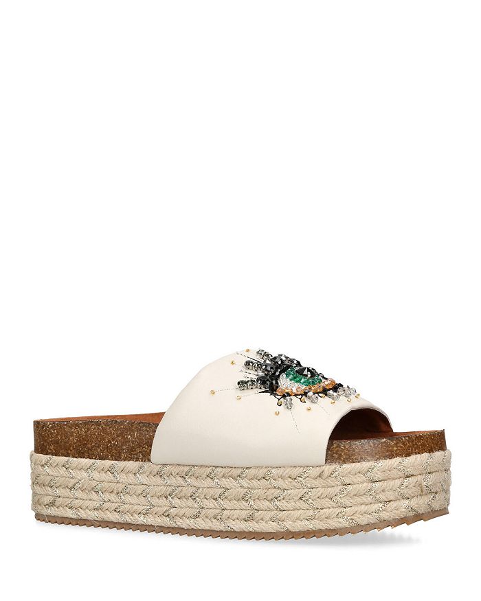 KURT GEIGER LONDON Women's Kensington Eye Espadrille Platform Sandals ...