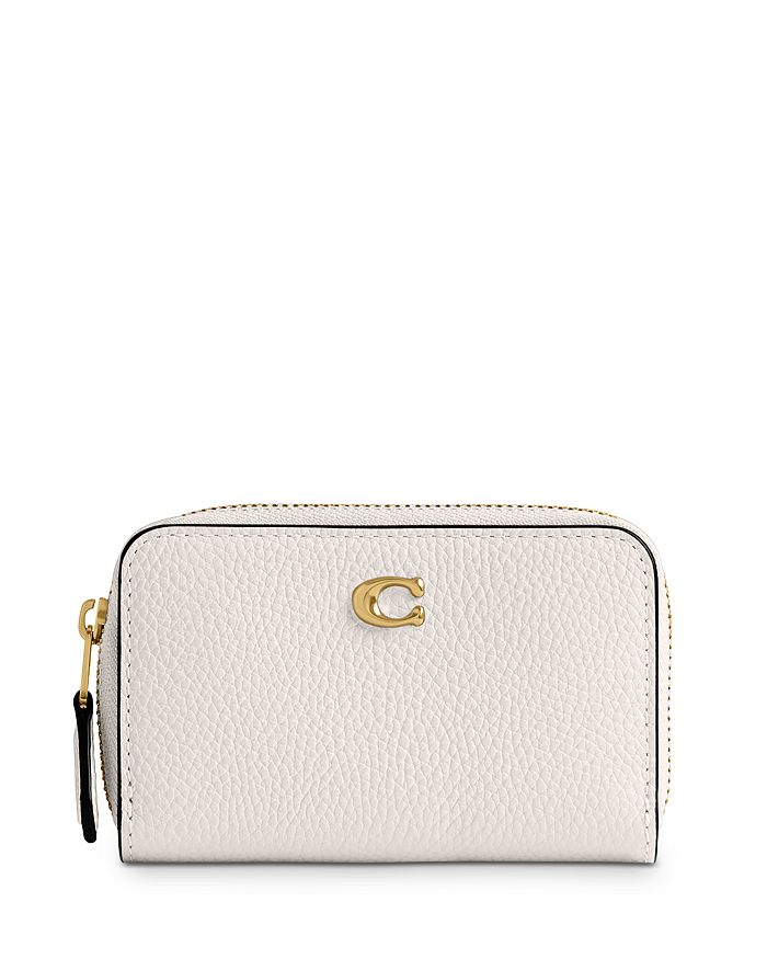 COACH Essential Small Zip Around Card Case | Bloomingdale's