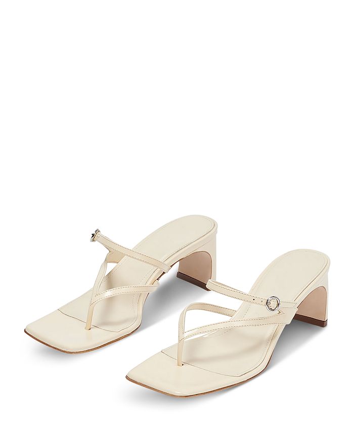 Aeyde Women's Giselle Square Toe Mid Heel Sandals | Bloomingdale's