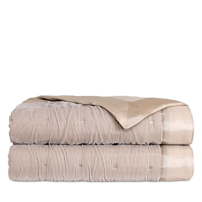 Yves Delorme Cocon Velvet Counterpane Quilt | Bloomingdale's