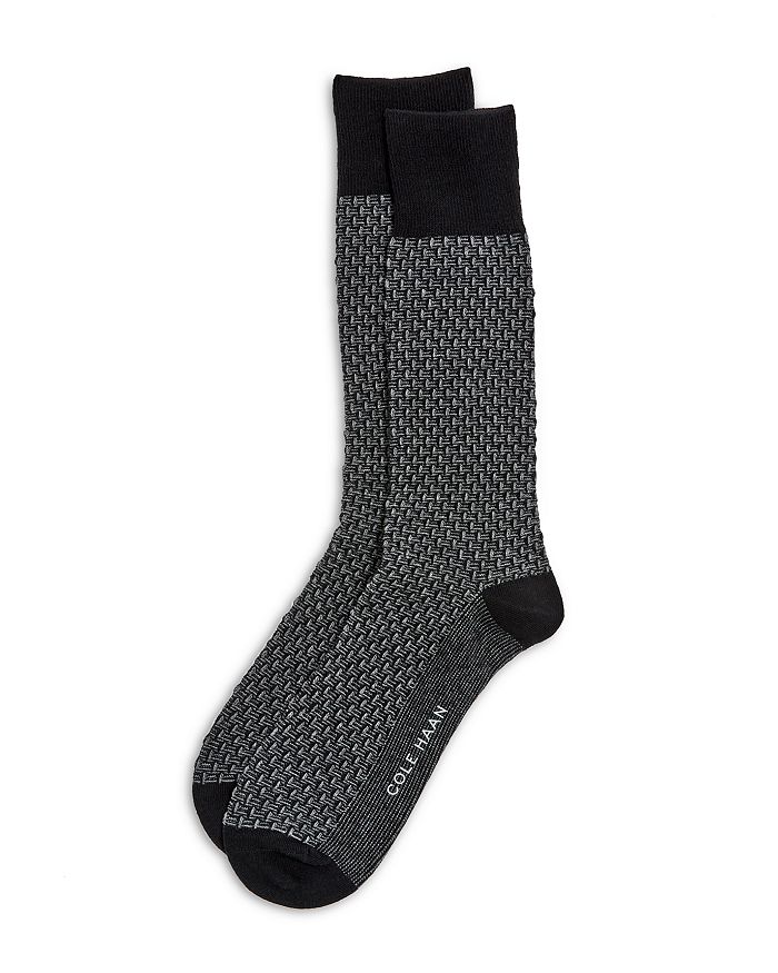 Cole Haan Waffle Knit Dress Crew Socks | Bloomingdale's