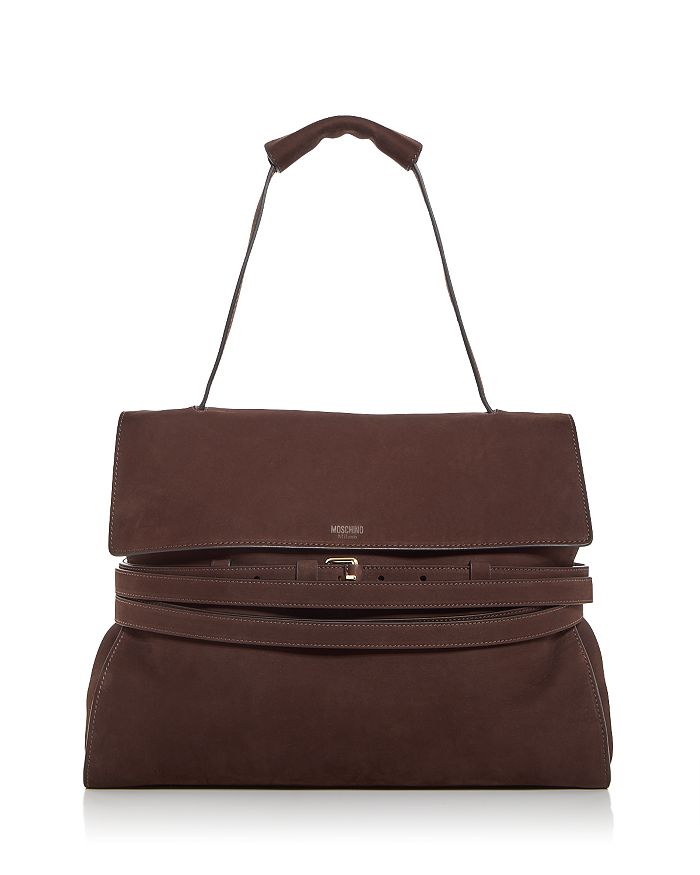 Moschino Tie Me Medium Leather Shoulder Bag | Bloomingdale's