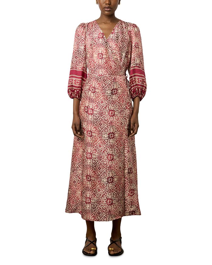 Gerard Darel Edenn Printed Wrap Dress | Bloomingdale's