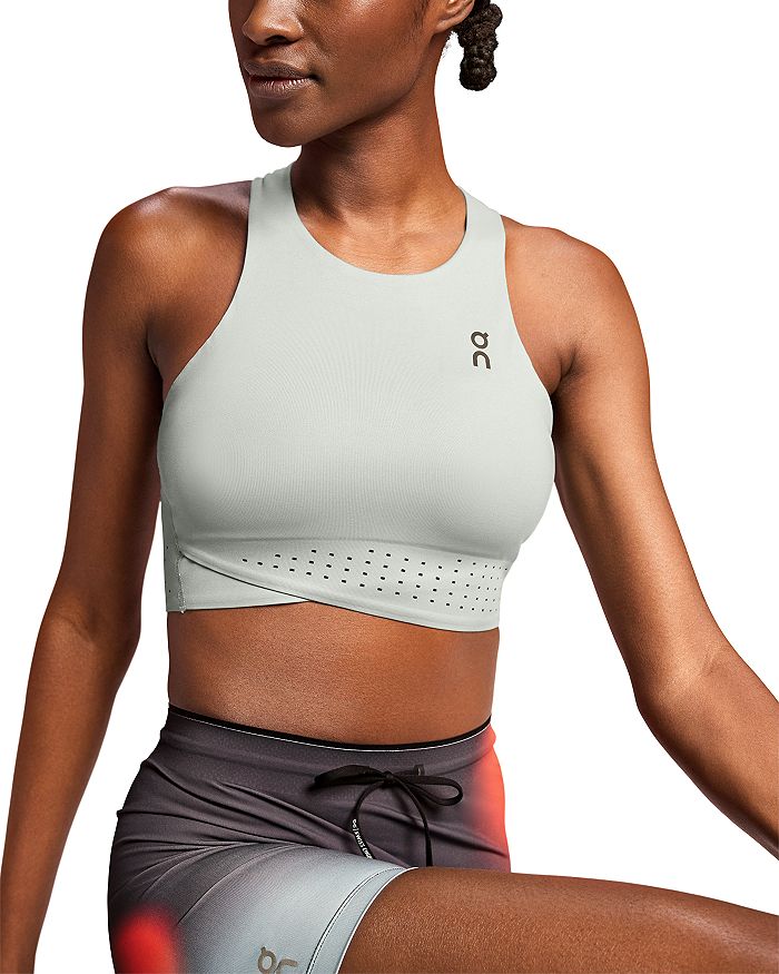 On Race Crop Bra | Bloomingdale's