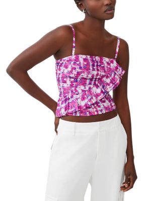 FRENCH CONNECTION Aria Faris Printed Sleeveless Top | Bloomingdale's