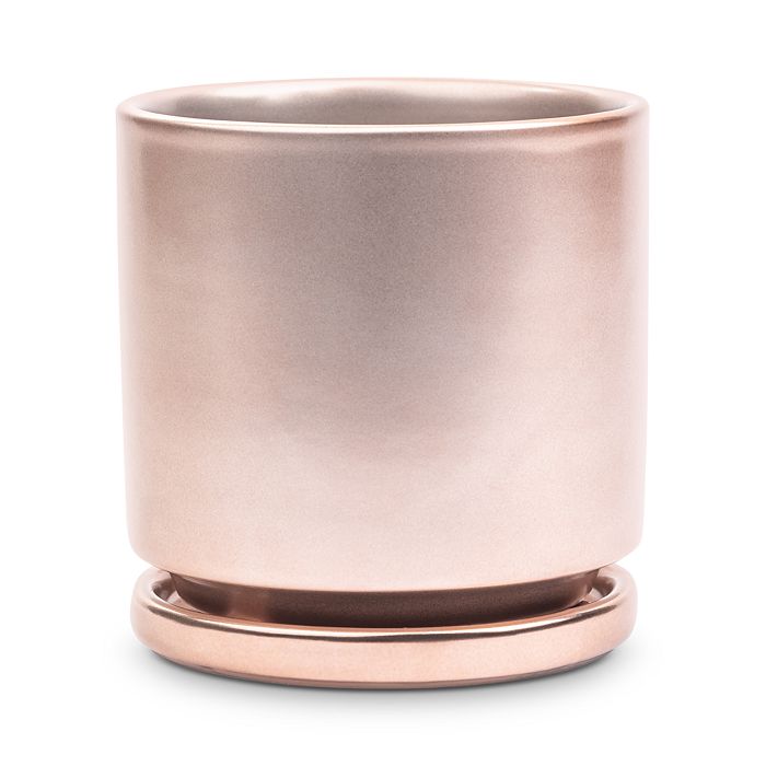 Momma Pots 8.25" Gemstone Cylinder Pot with Matching Water Saucer ...