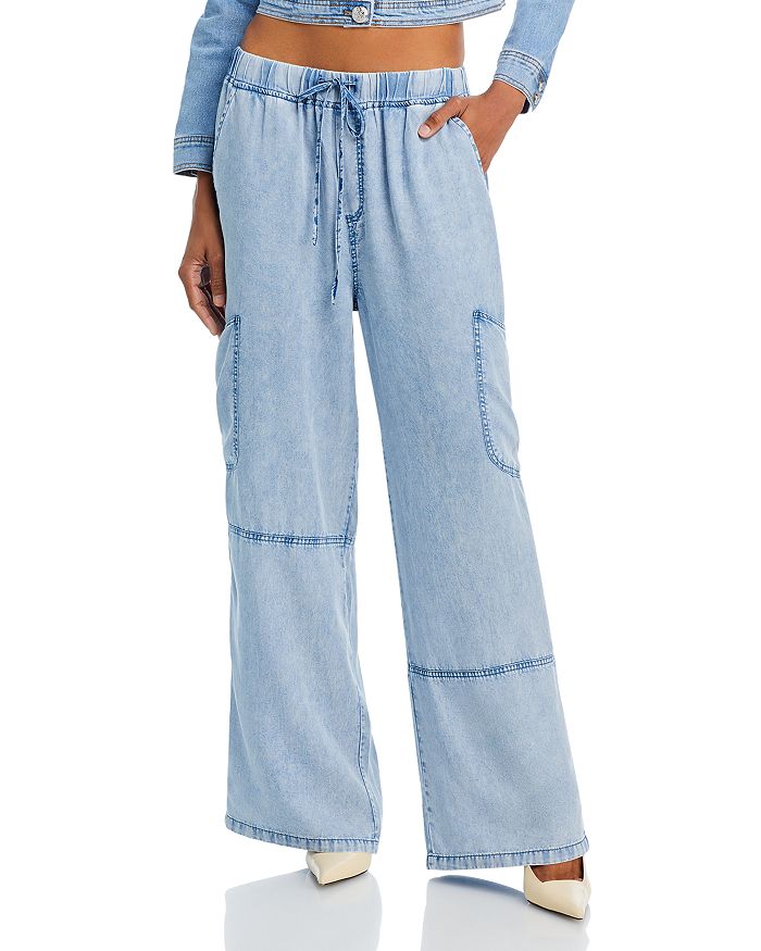 AQUA Chambray Cargo Pants - Exclusive | Bloomingdale's