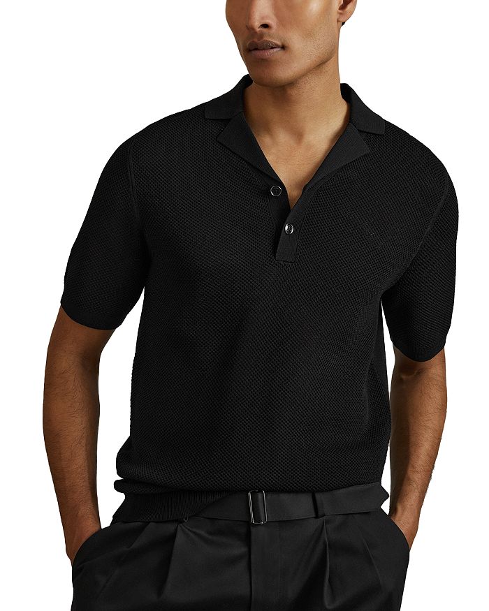 REISS Charlie Cuban Collar Polo | Bloomingdale's