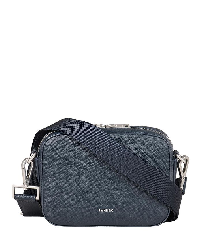 Sandro Men's Small Saffiano Leather Bag | Bloomingdale's