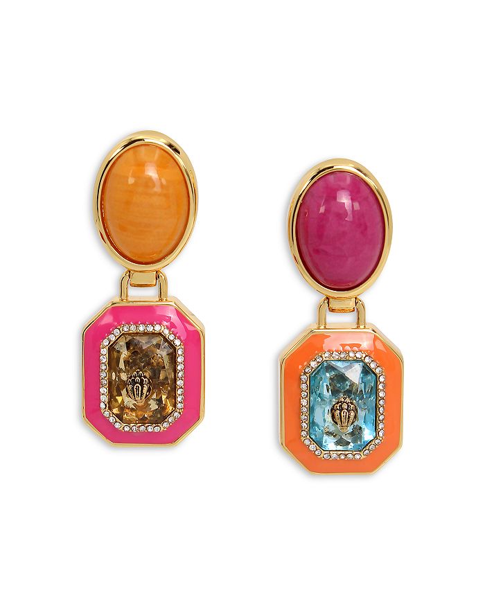 KURT GEIGER LONDON Signature Stone Gem Drop Earrings | Bloomingdale's