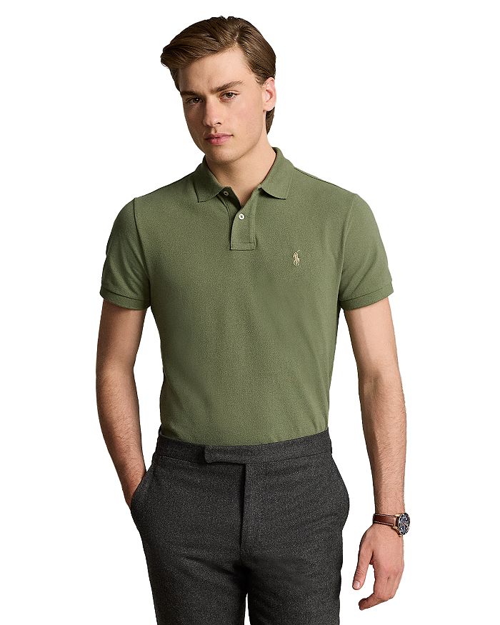 Polo Ralph Lauren Custom Slim Fit Mesh Polo Shirt | Bloomingdale's