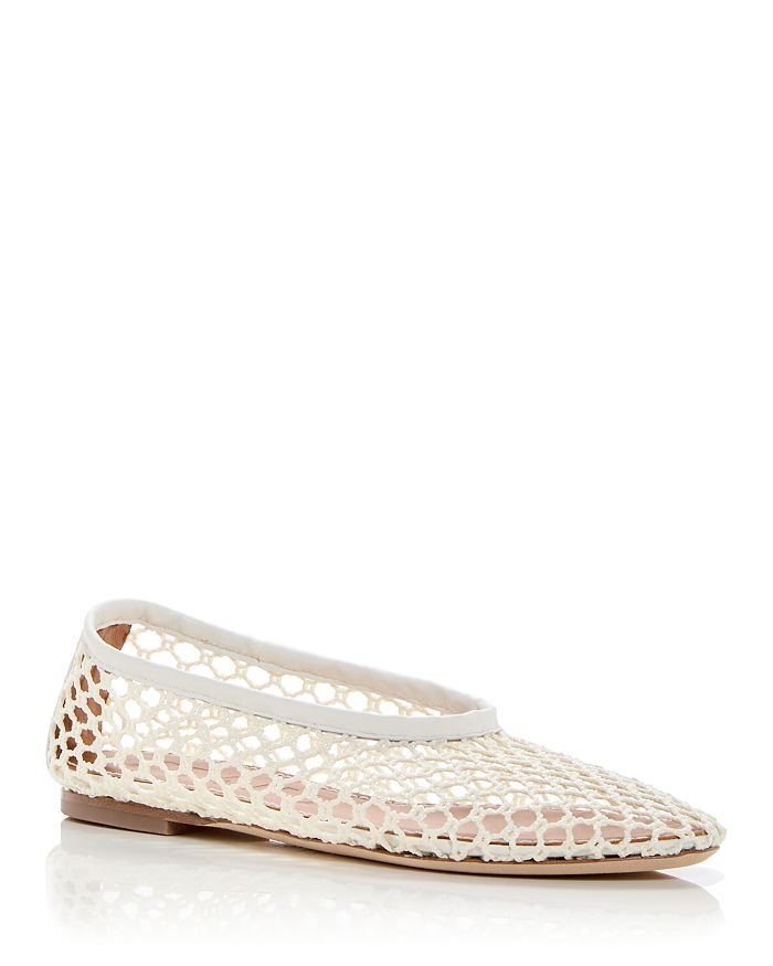 STAUD Women's Alba Net Ballet Flats | Bloomingdale's