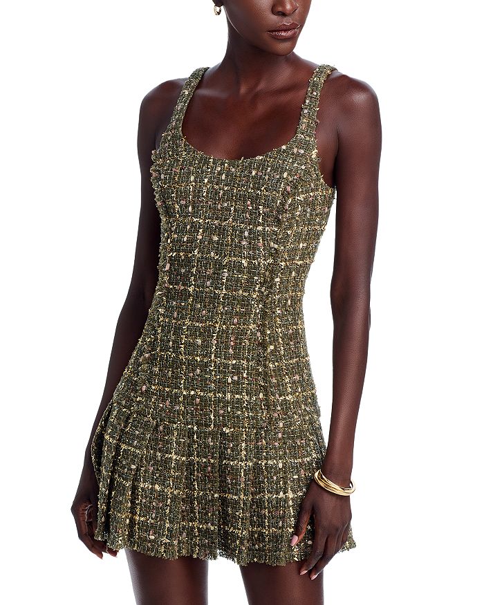 Ramy Brook Shane Metallic Tweed Mini Dress | Bloomingdale's