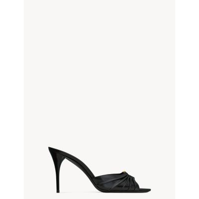 Saint Laurent Womens Babylone Mule Sandals