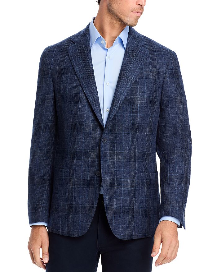Vince Plaid Unstructured Slim Fit Sport Coat | Bloomingdale's