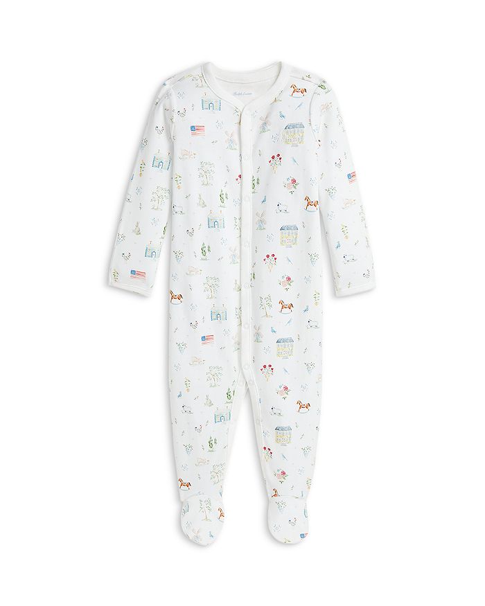 Ralph Lauren Polo Boys' RL Baby x Riley Sheehey Printed Coverall - Baby ...