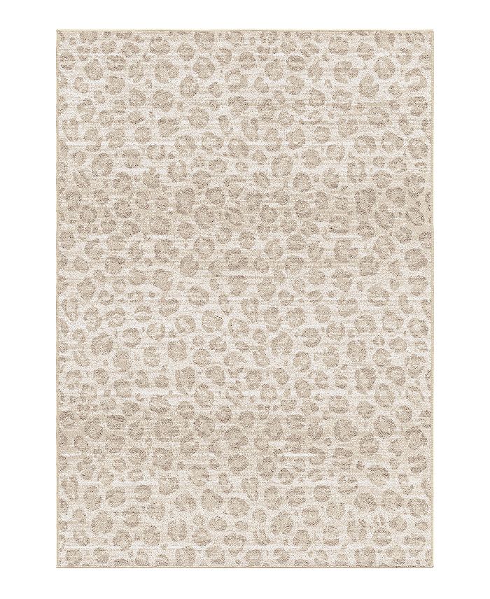 Orian Skins Snow Leopard Area Rug, 5'3" x 7'6" | Bloomingdale's