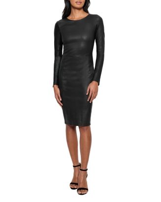 AS by DF Mrs Smith Stretch Leather Dress | Bloomingdale's