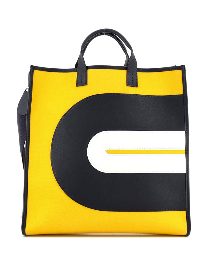 Pre-Owned Hermes Record Bag Toile and Swift | Bloomingdale's