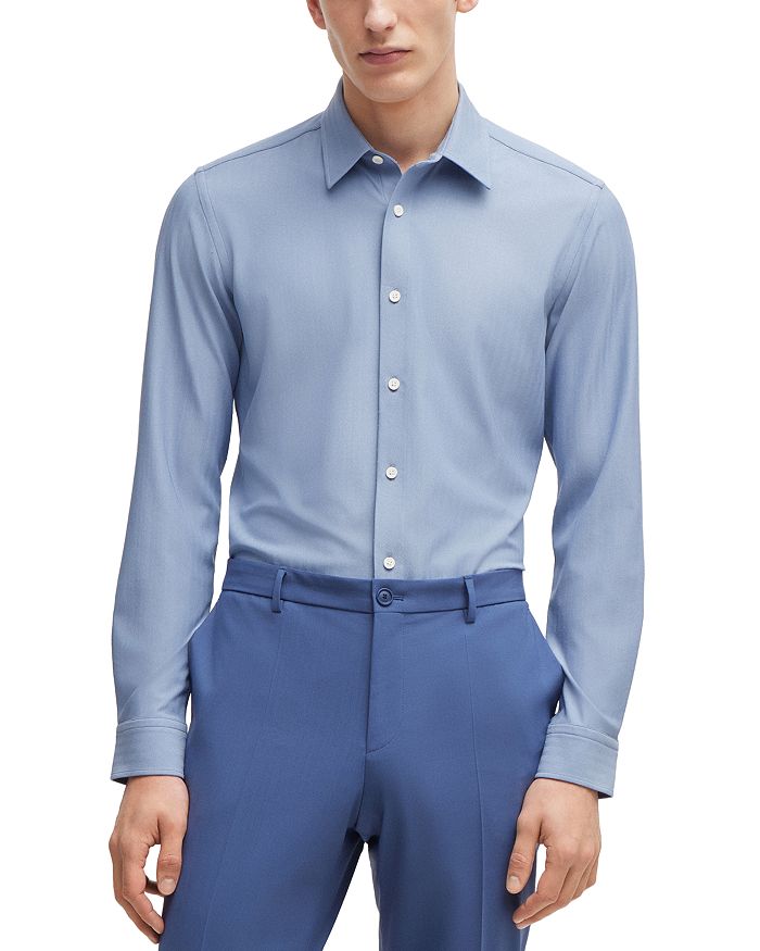 BOSS Slim Fit Kent Collar Shirt | Bloomingdale's