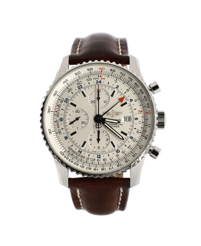 Pre-Owned Breitling Navitimer 1884 World GMT Chronograph Automatic ...