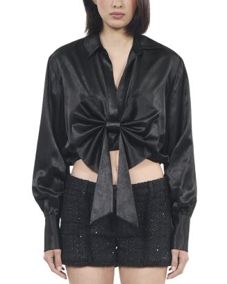 The Kooples Bow Front Top | Bloomingdale's