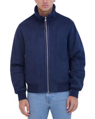 Click here for Robert Graham Faux Suede Stand Collar Zip Jacket prices