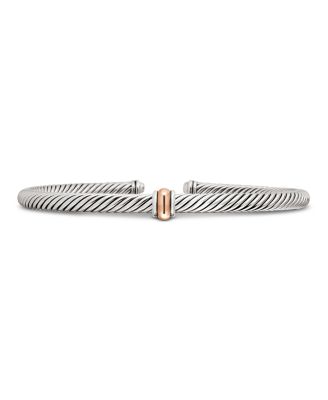 Click here for David Yurman Classic Cable Station Bracelet in Ste... prices