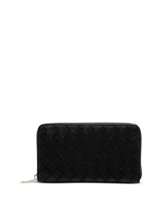 Click here for Bottega Veneta Intrecciato Leather Zip Around Wall... prices