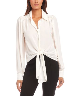 Karen Kane Tie Front Top | Bloomingdale's