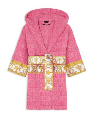 Versace Unisex I Heart Baroque Bath Robe - Big Kid | Bloomingdale's