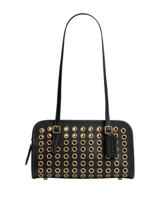 COACH Small Grommet Detail Leather Swing Bag | Bloomingdale's
