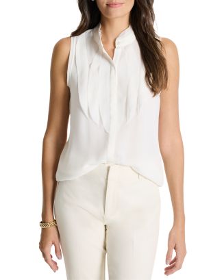 NIC+ZOE Falling Chiffon Tank Top | Bloomingdale's Women