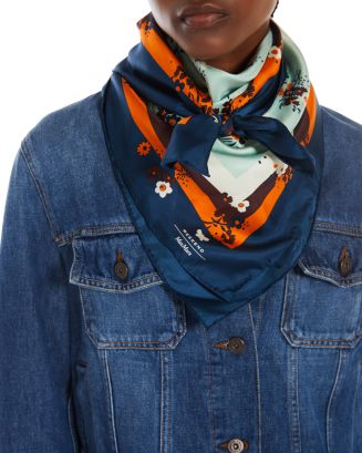 Weekend Max Mara Onesto Floral Silk Scarf | Bloomingdale's