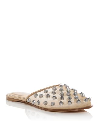 Alexander Wang Women's Rhodes Embellished Slippers | Bloomingdale's