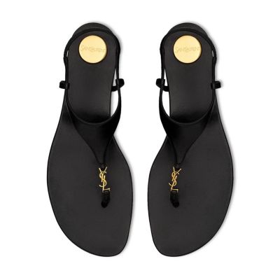 Click here for Saint Laurent Womens Cassandra Slingback Thong San... prices