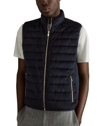 REISS Field Brushed Quilted Vest | Bloomingdale's